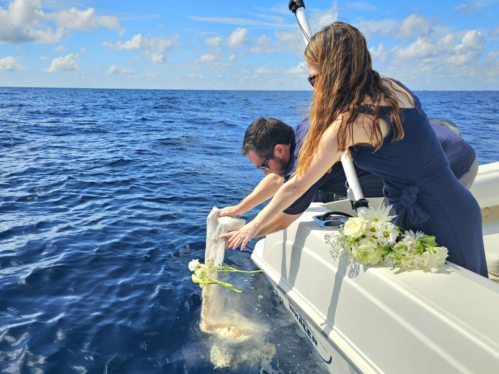 Burial at Sea in Florida | Sandhill Charters